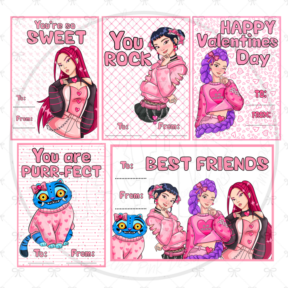 Kpop Valentines Cards – Saved By Grace Designs